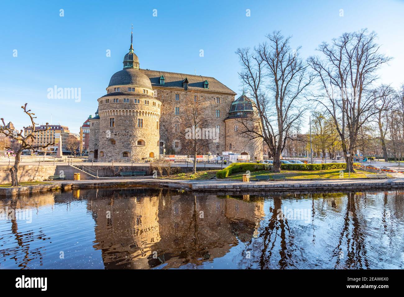 View of the Orebro castle, Sweden Stock Photo - Alamy