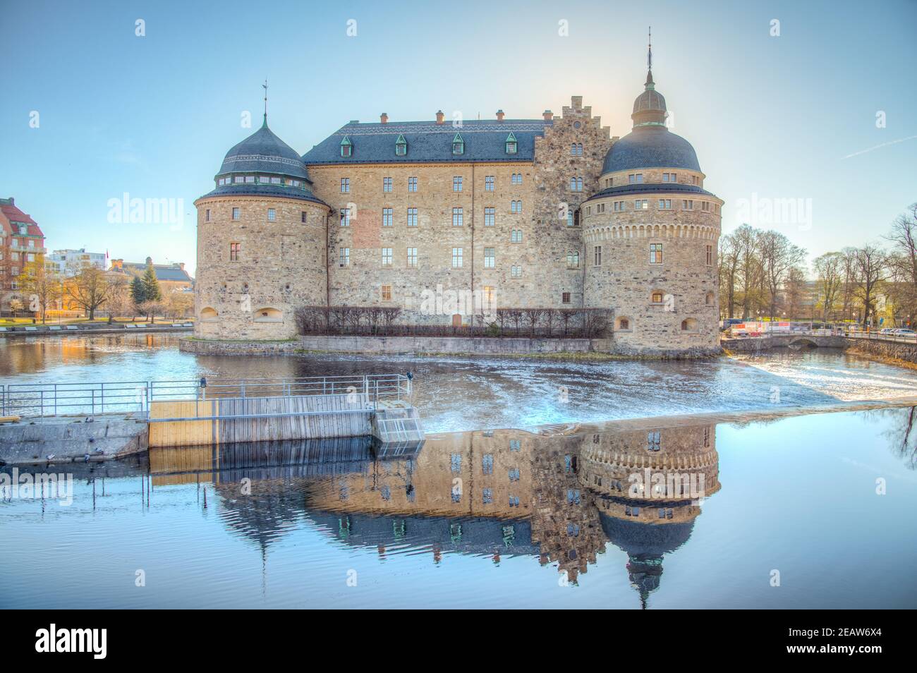 View of the Orebro castle, Sweden Stock Photo - Alamy