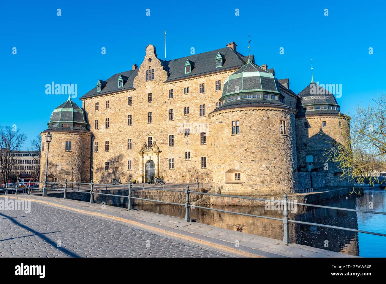 View of the Orebro castle, Sweden Stock Photo - Alamy