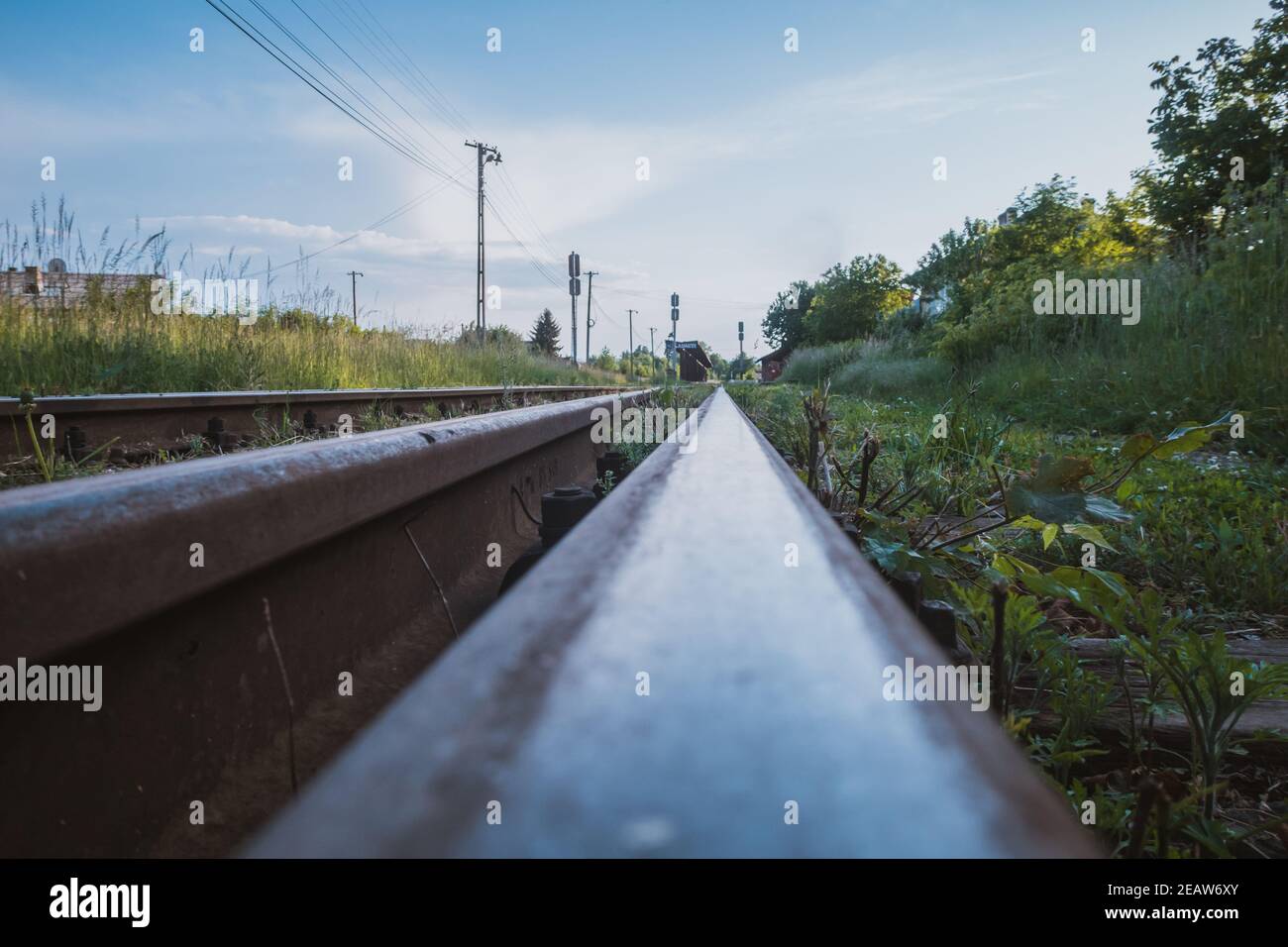 Selective focus shot railway hi-res stock photography and images - Alamy