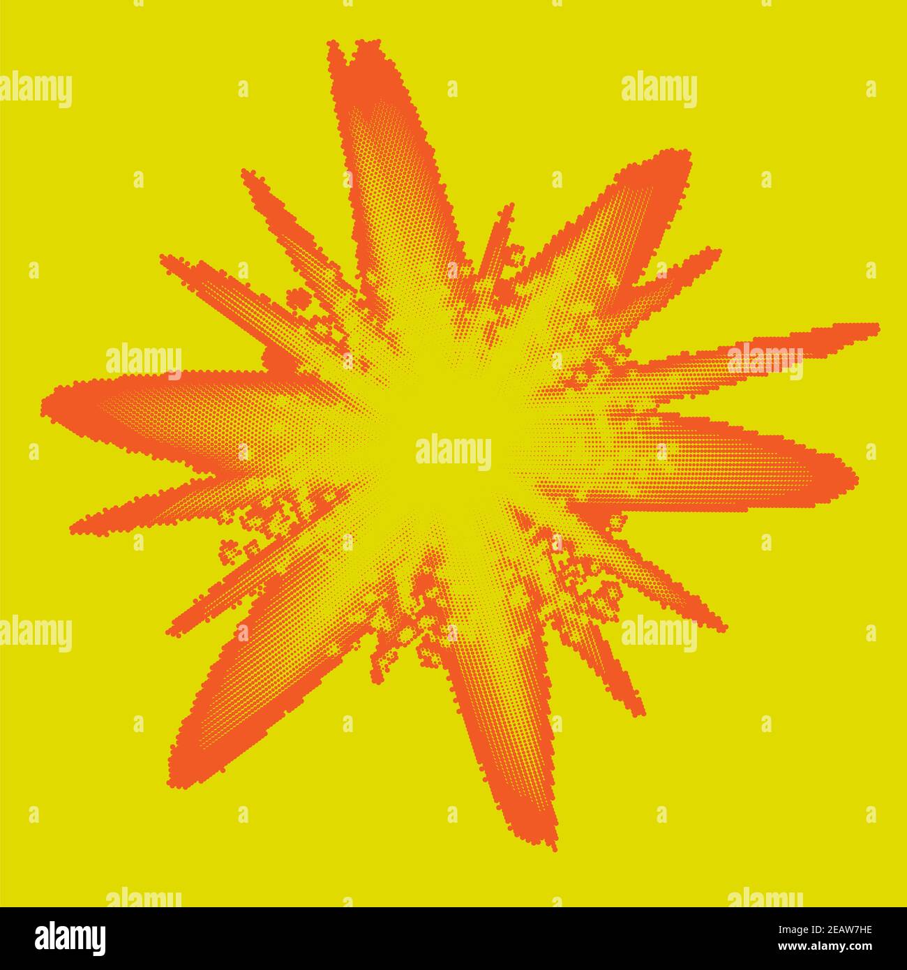 Yellow explode flash cartoon hi-res stock photography and images - Alamy