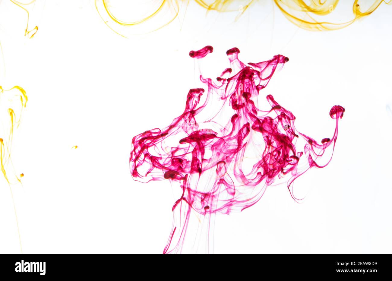 Acrylic colors and ink in water. Abstract background Stock Photo - Alamy