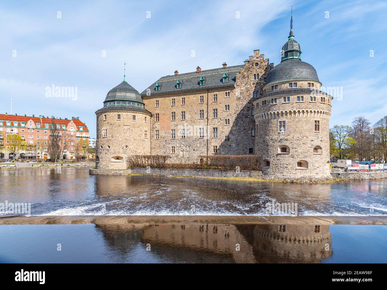 View of the Orebro castle, Sweden Stock Photo - Alamy