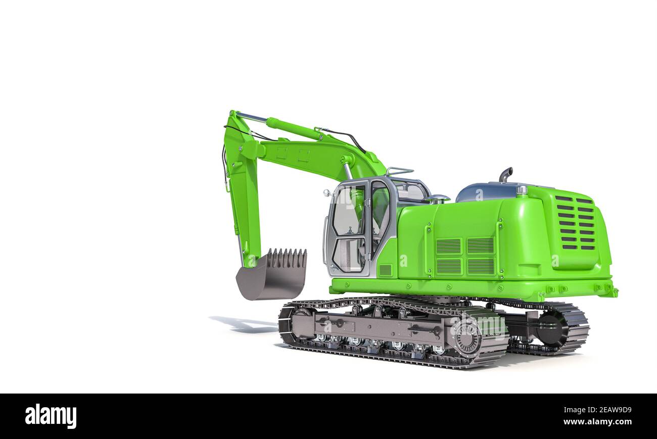 Excavator Cut Out Stock Images & Pictures - Alamy