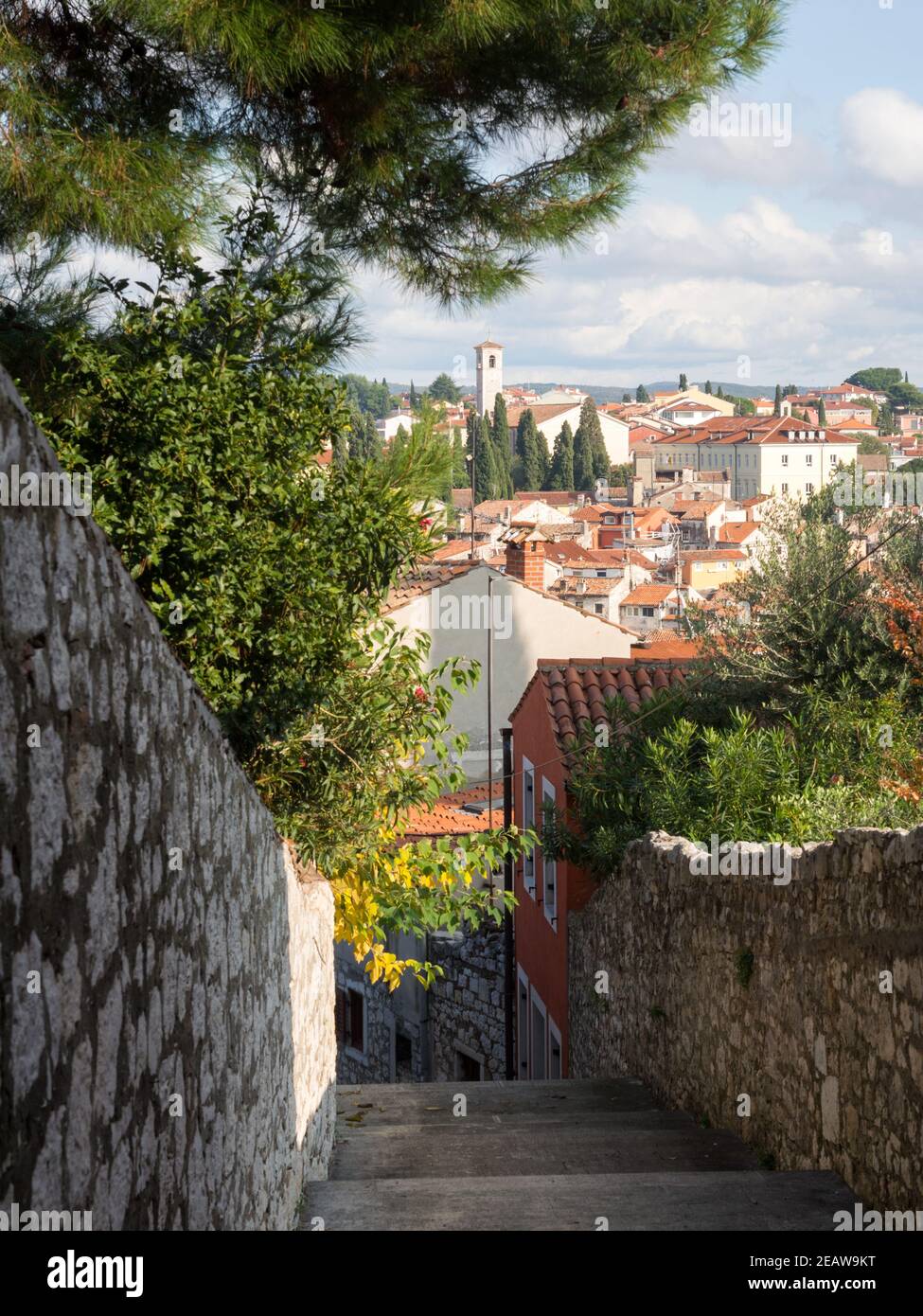 Old town of rovinj in Croatia Stock Photo - Alamy