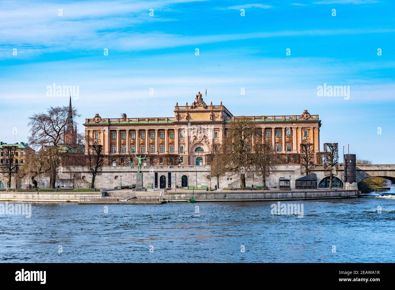 Riksdag - building of the Swedish parliament in Stockholm Stock Photo ...