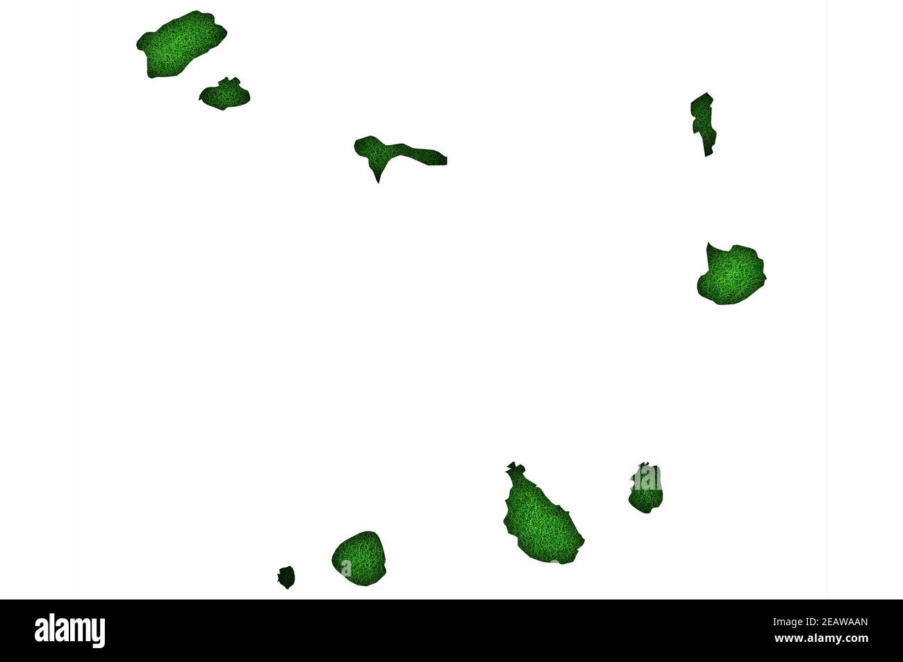 Cape verde map hi-res stock photography and images - Alamy