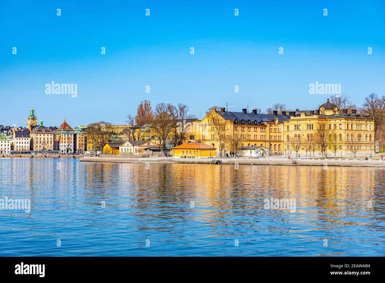 Gamla stan and Skeppsholmen island in Stockholm, Sweden Stock Photo - Alamy