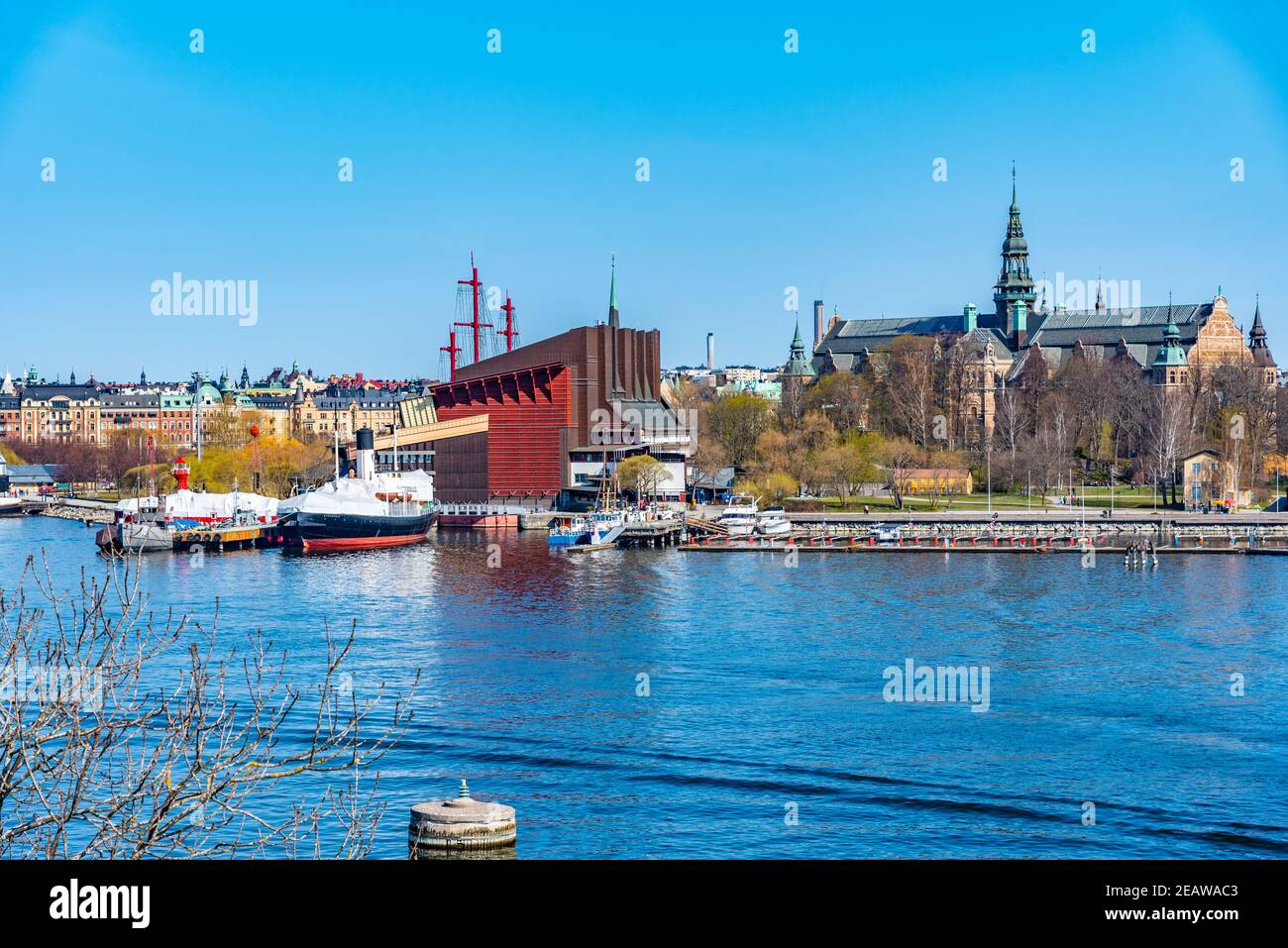 View of exterior of the Vasa museum in Stockholm, Sweden Stock Photo ...
