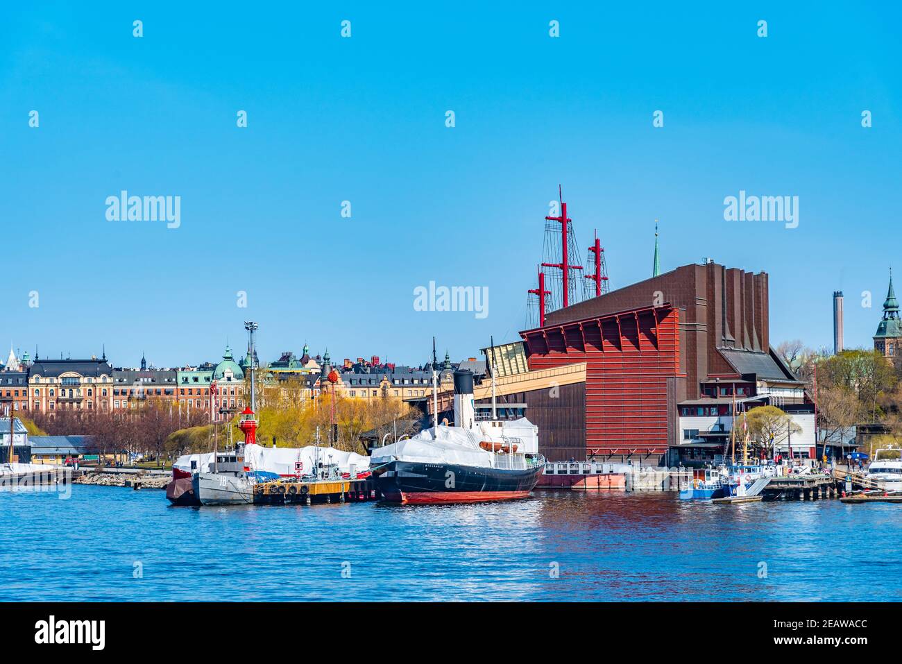 View of exterior of the Vasa museum in Stockholm, Sweden Stock Photo ...