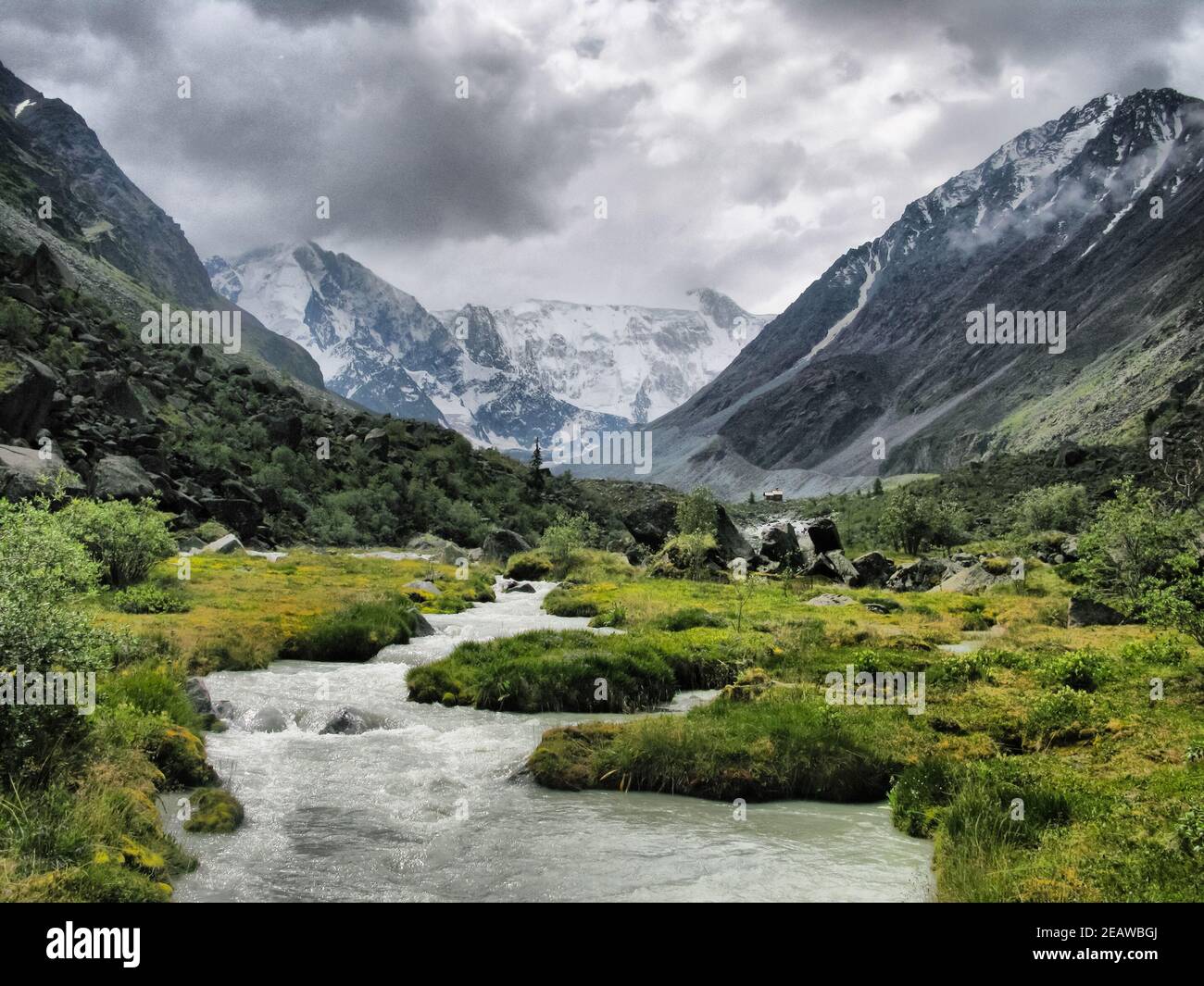 Nature is altai. Mountain landscape, forests and reservoirs of altai ...