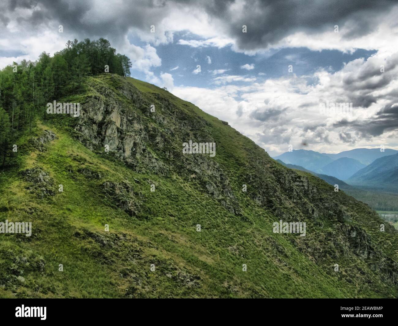 Nature is altai. Mountain landscape, forests and reservoirs of altai ...