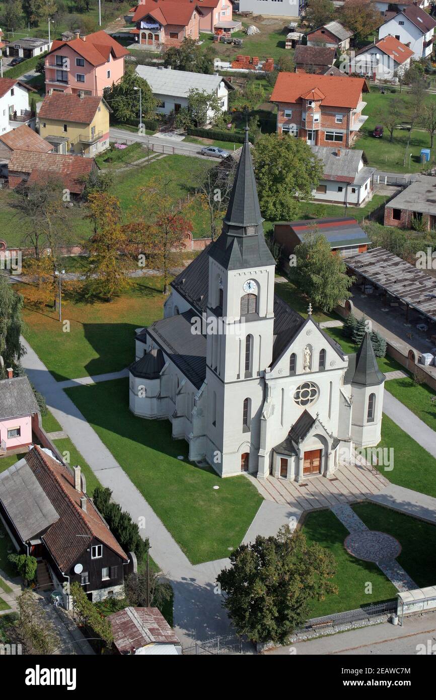 Parish Church of St. Martin in Dugo Selo, Croatia Stock Photo - Alamy