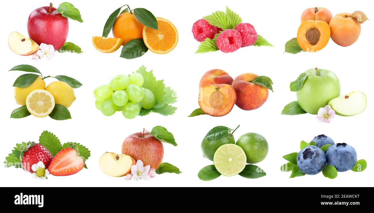 Food collection fruits apple berries apples oranges fresh fruit ...