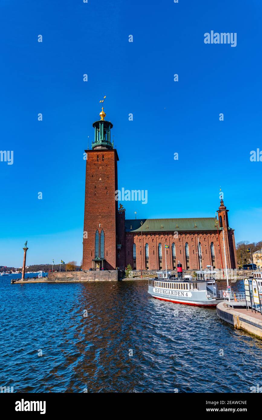 View of the town hall in Stockholm, Sweden Stock Photo - Alamy