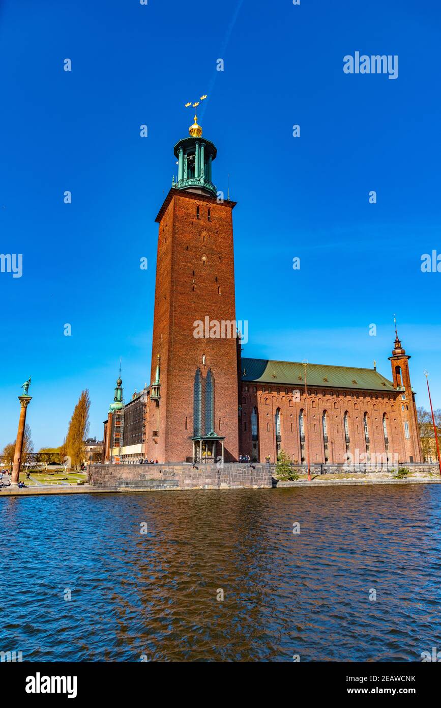 View of the town hall in Stockholm, Sweden Stock Photo - Alamy