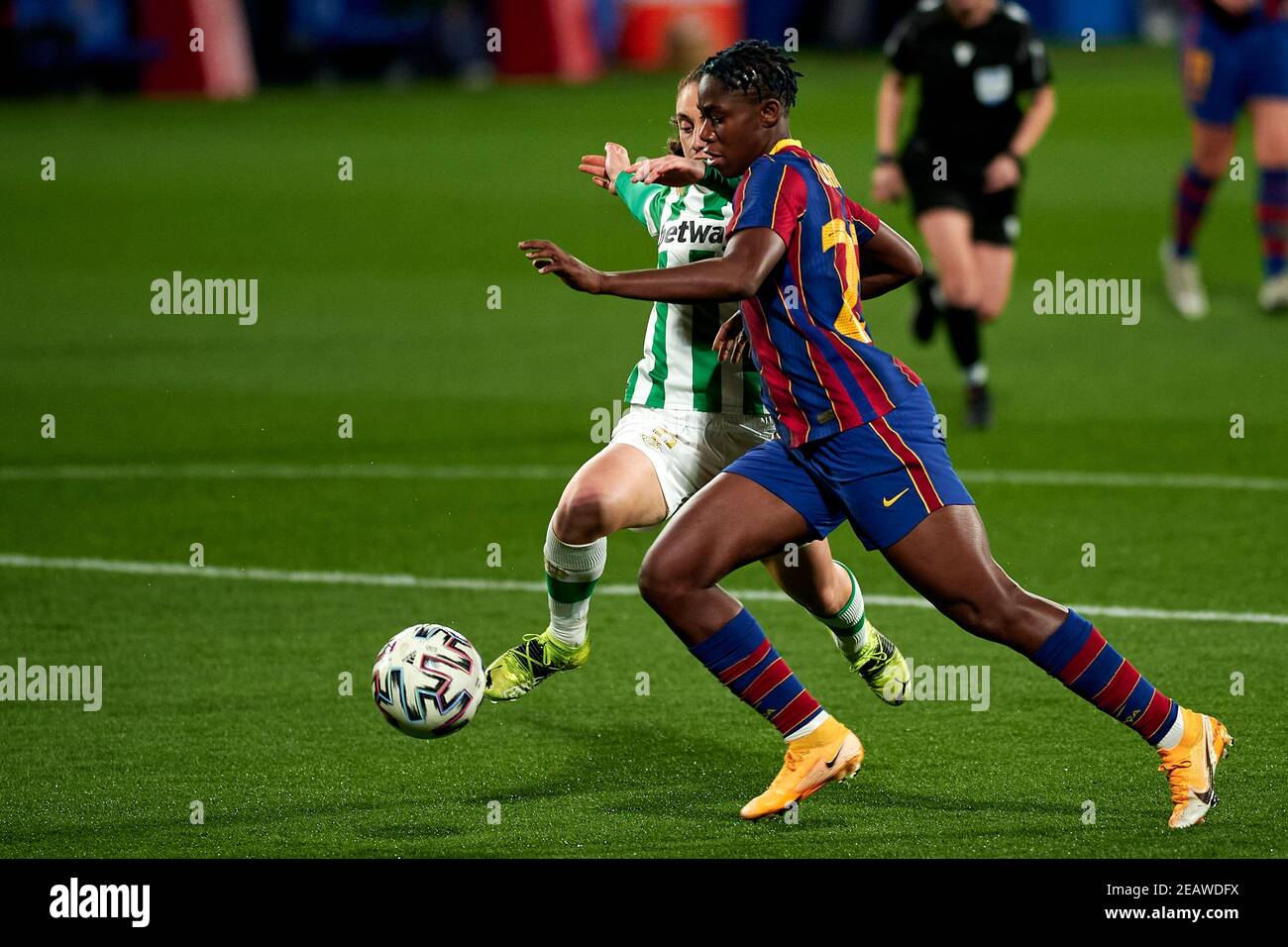 Barcelona, Spain. 10th Feb, 2021. Asisat Oshoala of FC Barcelona during ...