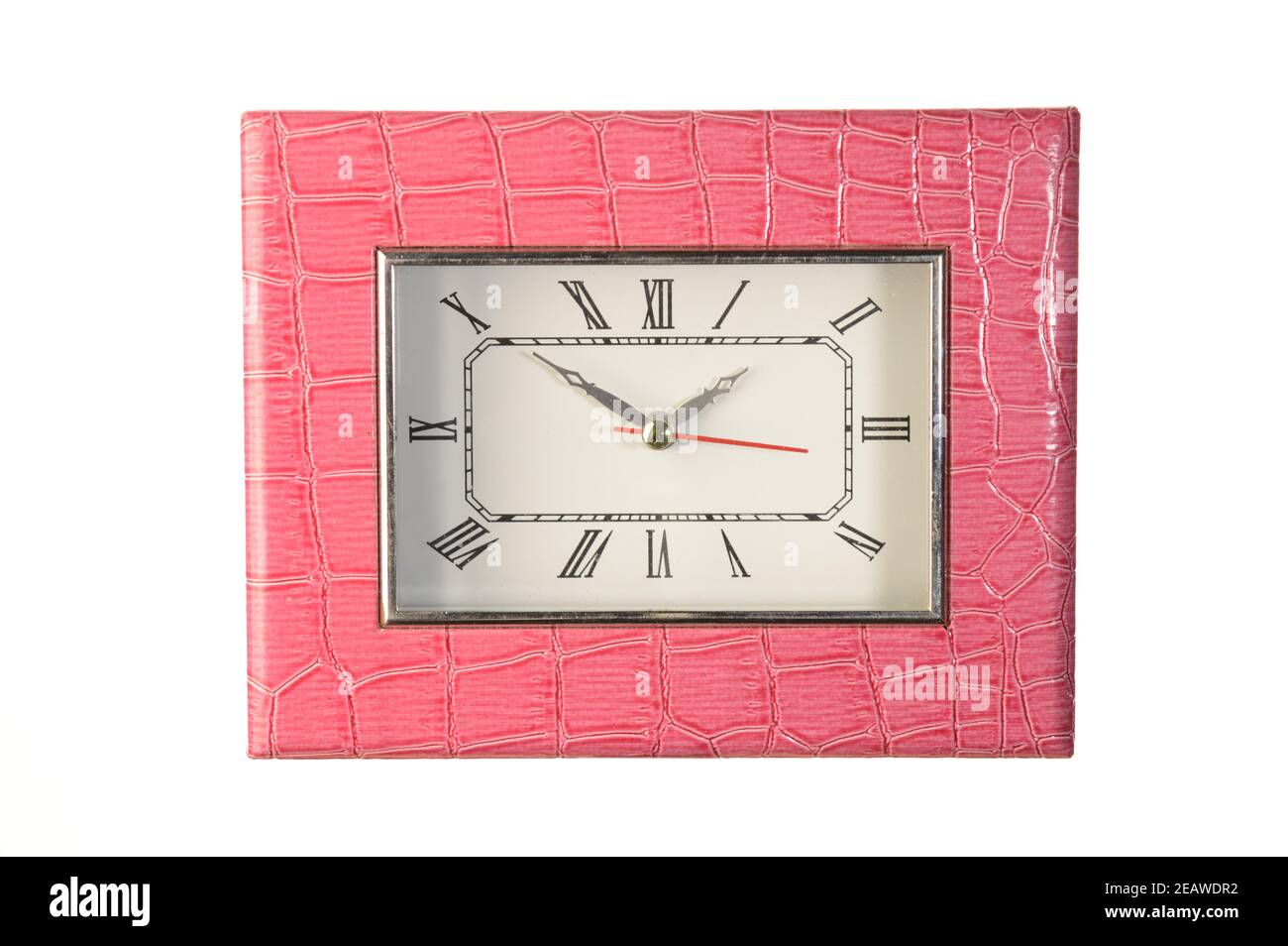 Pink Alligator Clock Stock Photo - Alamy