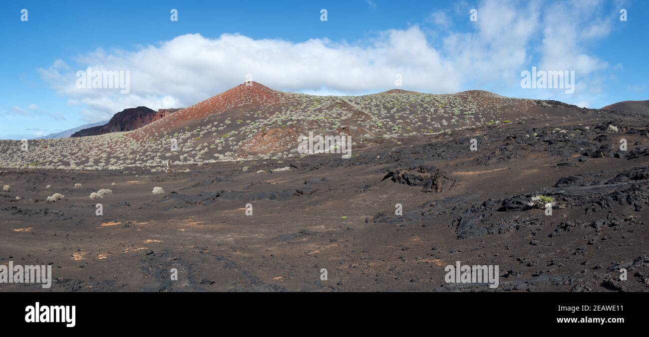 El Hierro, Canary Islands - scenic volcanic landscape west of La ...