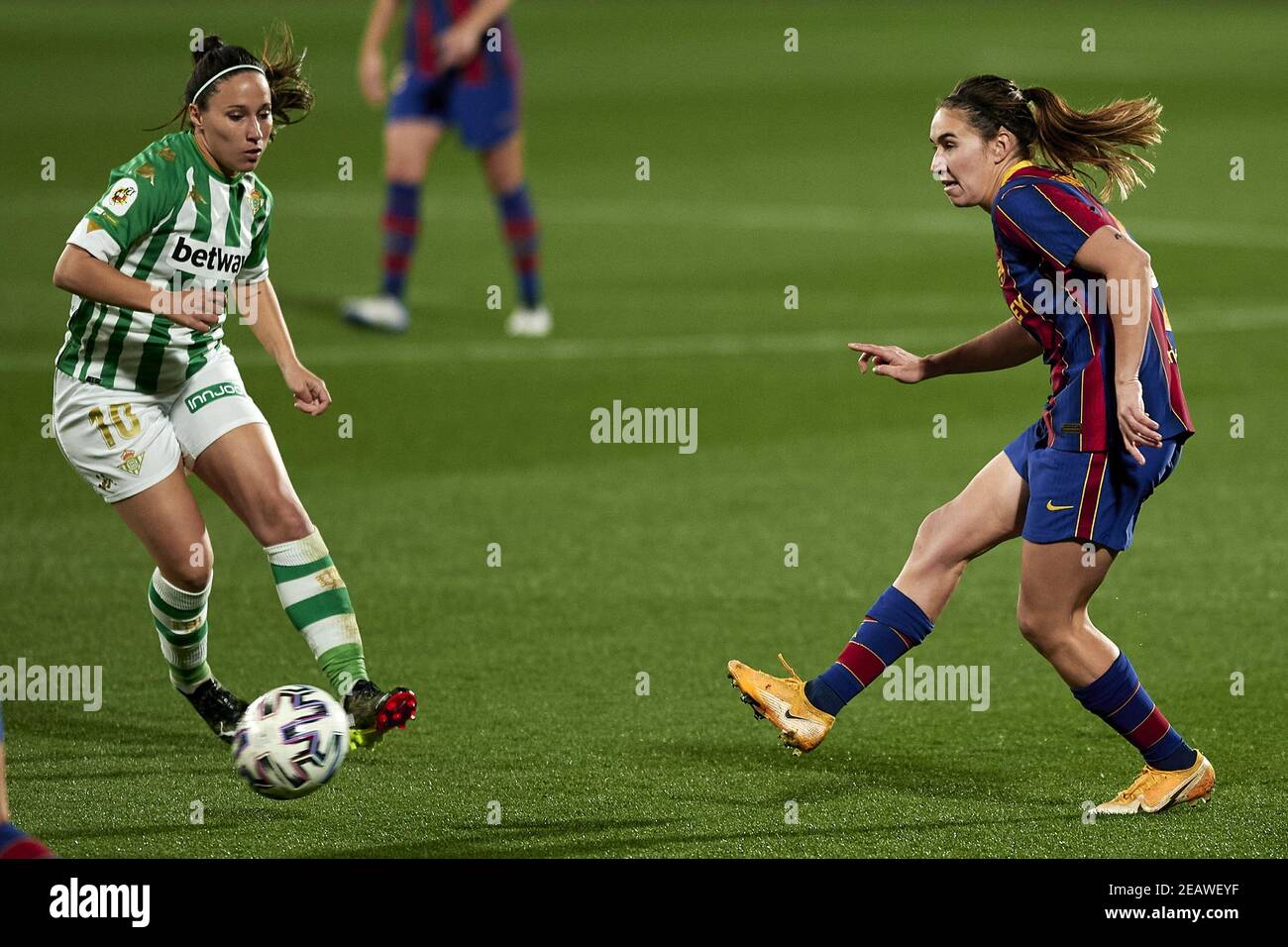 Barcelona, Spain. 10th Feb, 2021. Mariona Caldenteny of FC Barcelona ...