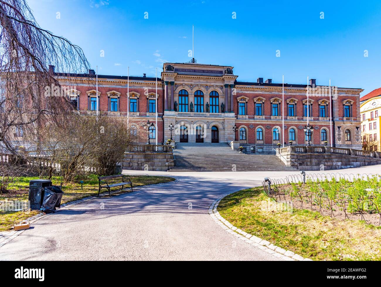 Building of the University of Uppsala in Sweden Stock Photo - Alamy