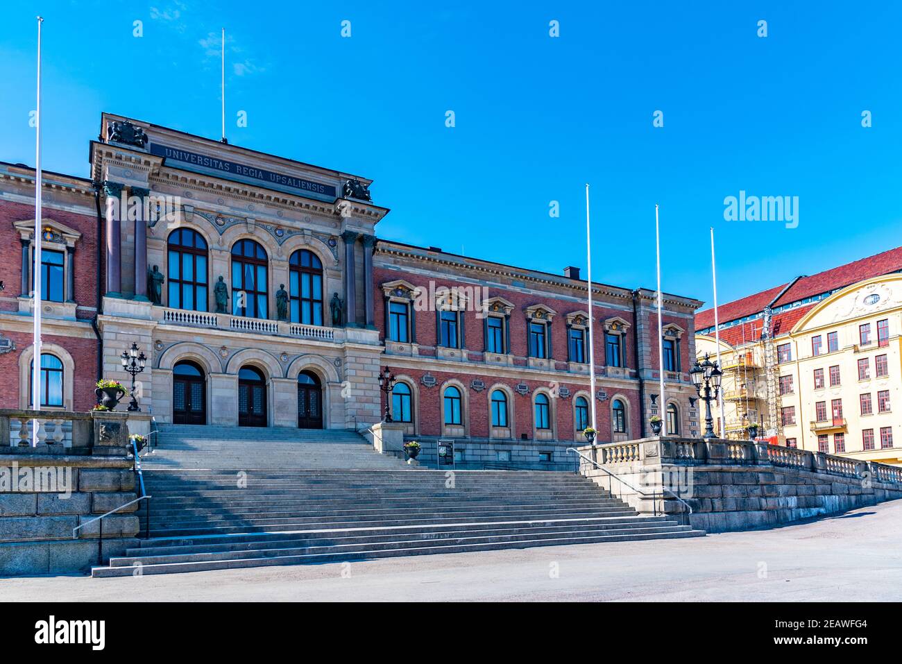 Building of the University of Uppsala in Sweden Stock Photo - Alamy