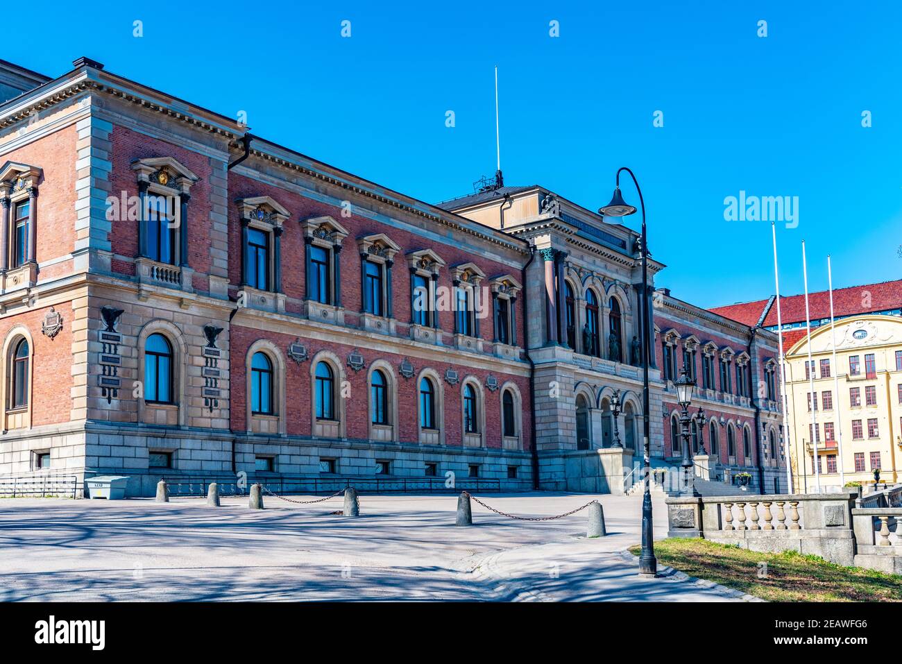 Building of the University of Uppsala in Sweden Stock Photo - Alamy
