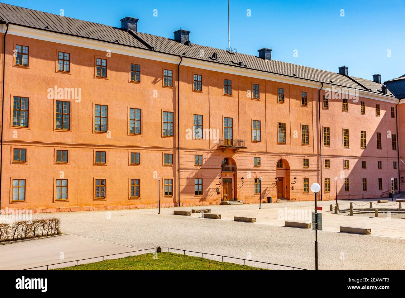 View of the Uppsala castle in Sweden Stock Photo - Alamy