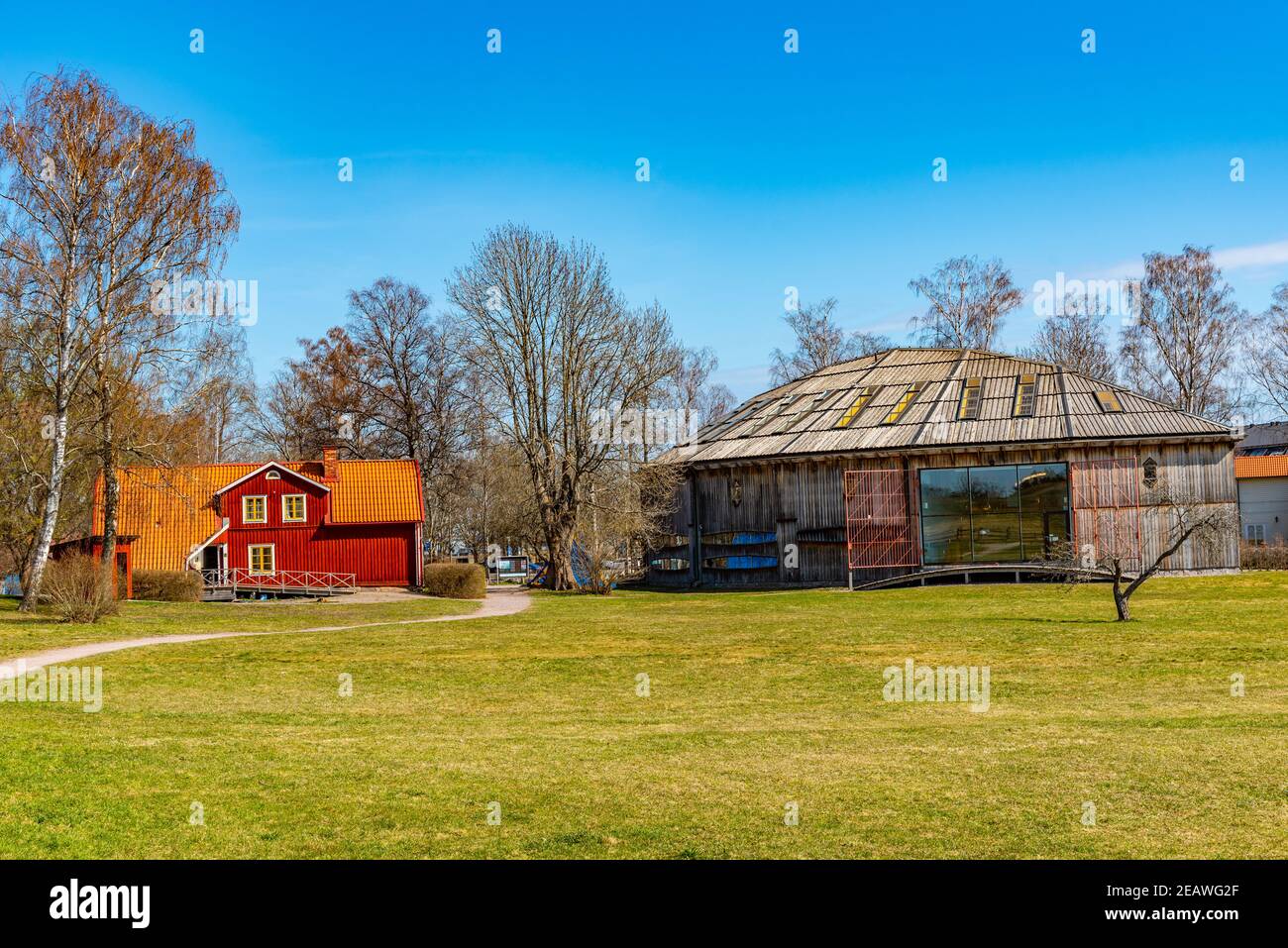 Museum of Gamla Uppsala in Sweden Stock Photo - Alamy