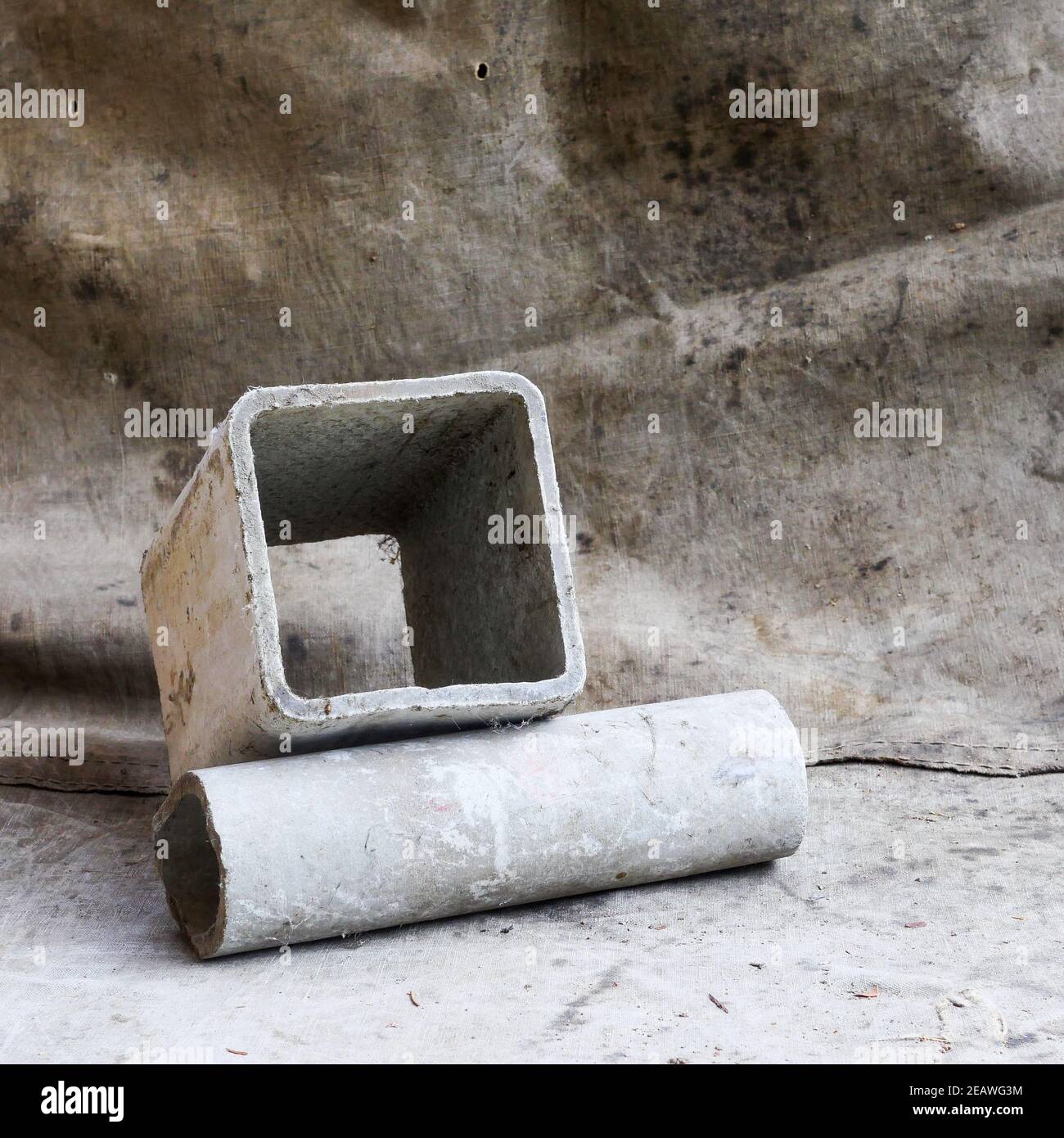 Fibro-cement elements, France Stock Photo - Alamy