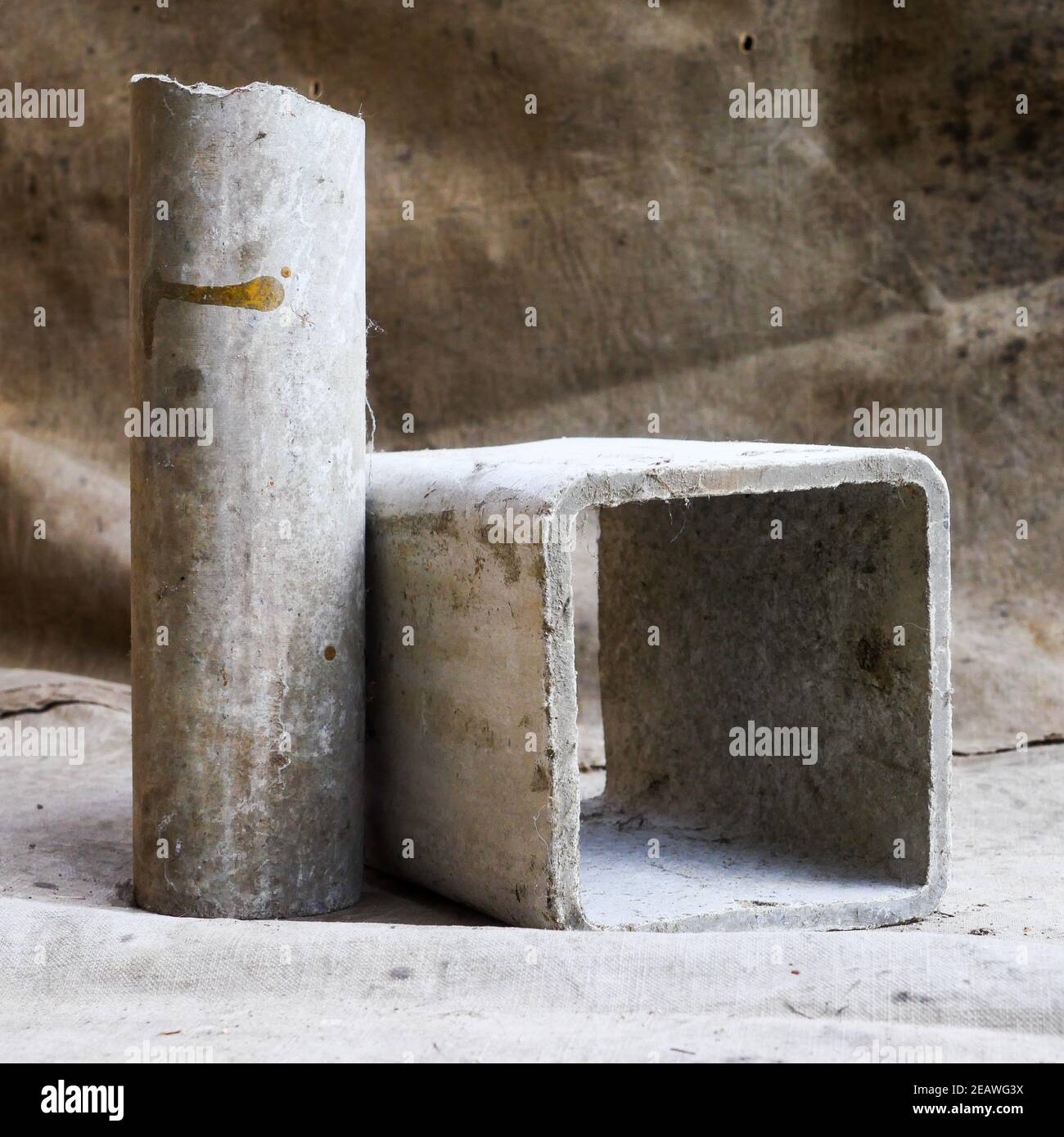 Fibro-cement elements, France Stock Photo - Alamy
