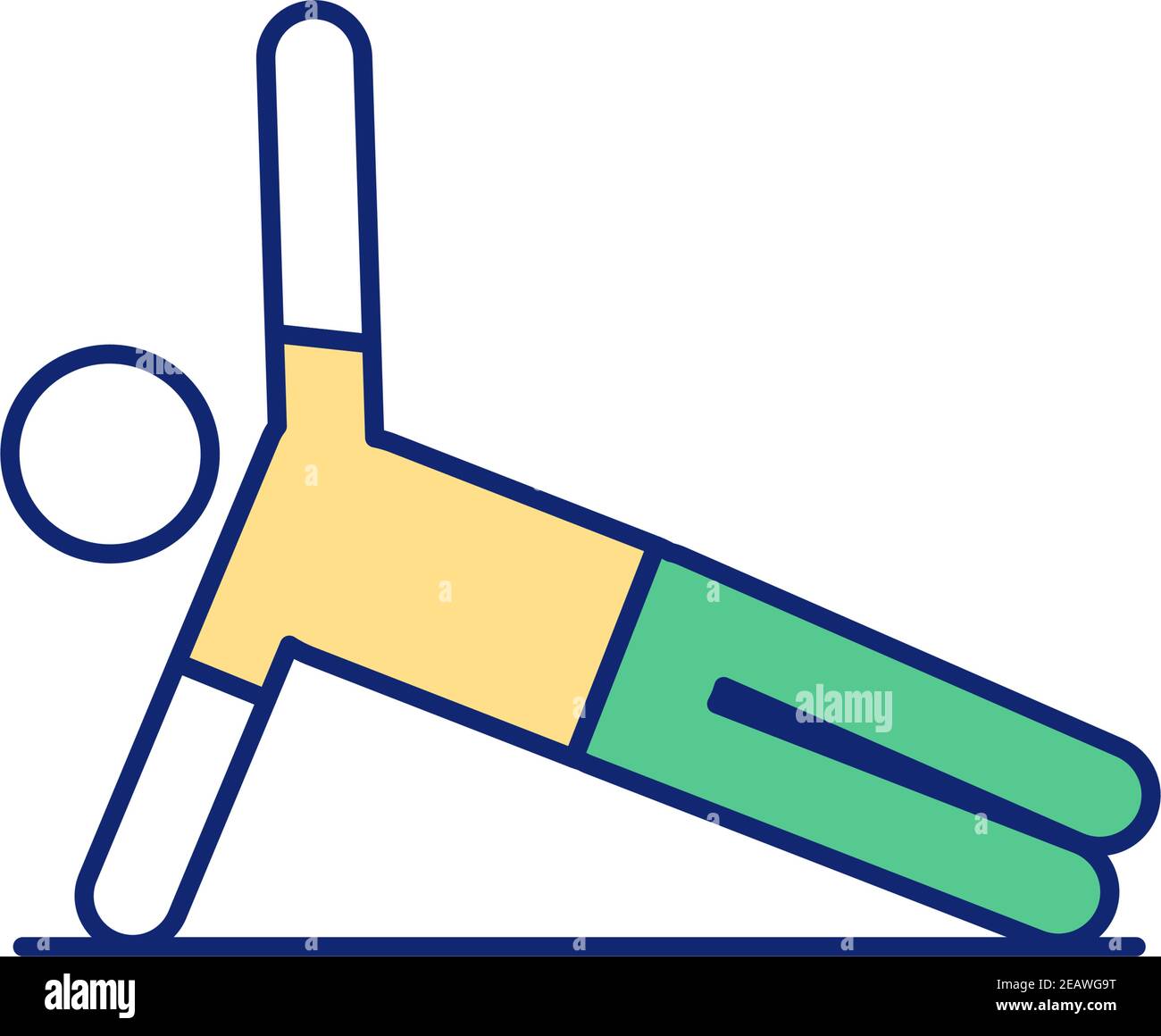 Side plank Stock Vector Images - Alamy