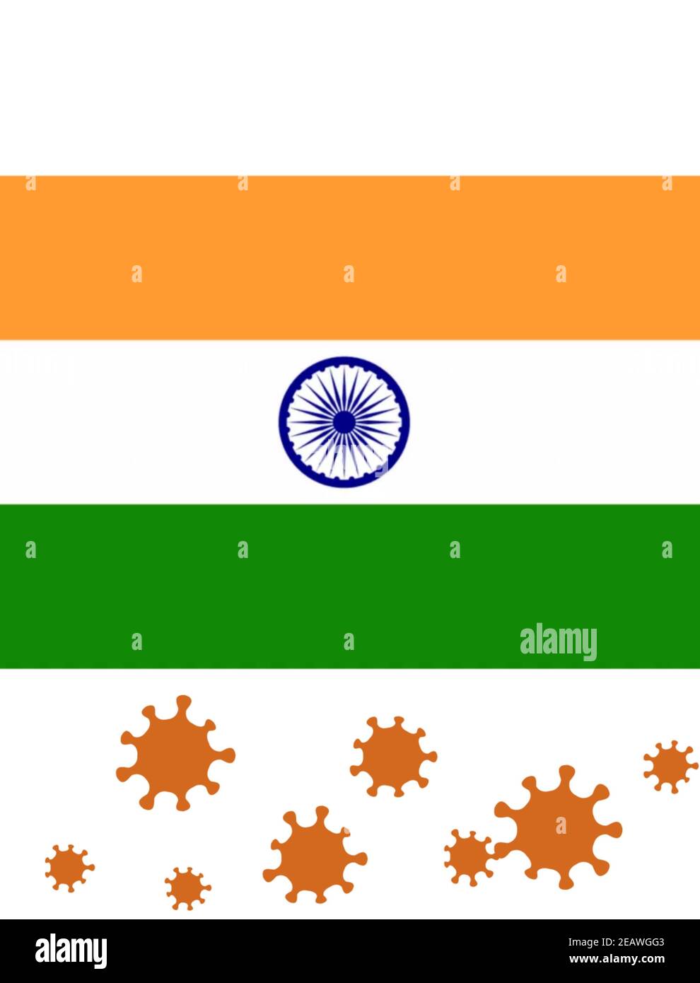 Coronavirus symbol background with the flags of the countries Stock ...