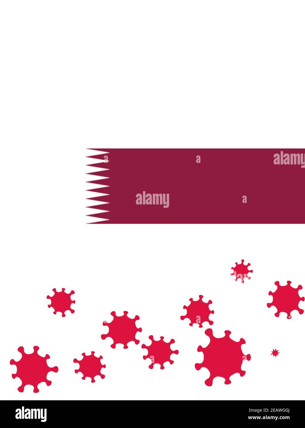 Coronavirus symbol background with the flags of the countries Stock ...