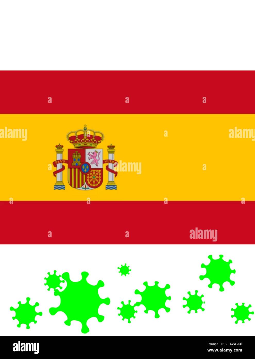 Coronavirus symbol background with the flags of the countries Stock ...