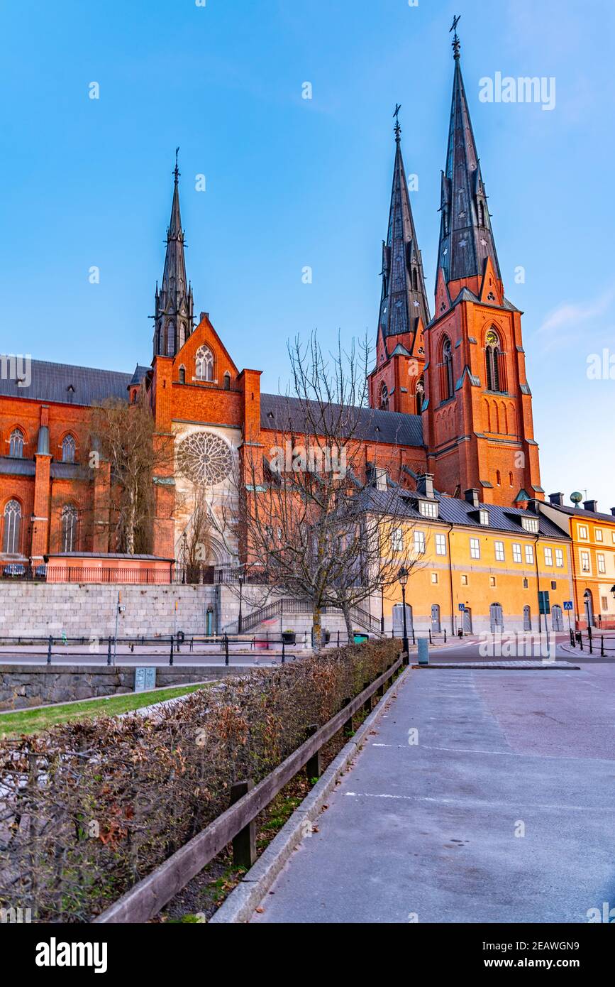 Uppsala domkyrka gothic cathedral hi-res stock photography and images ...
