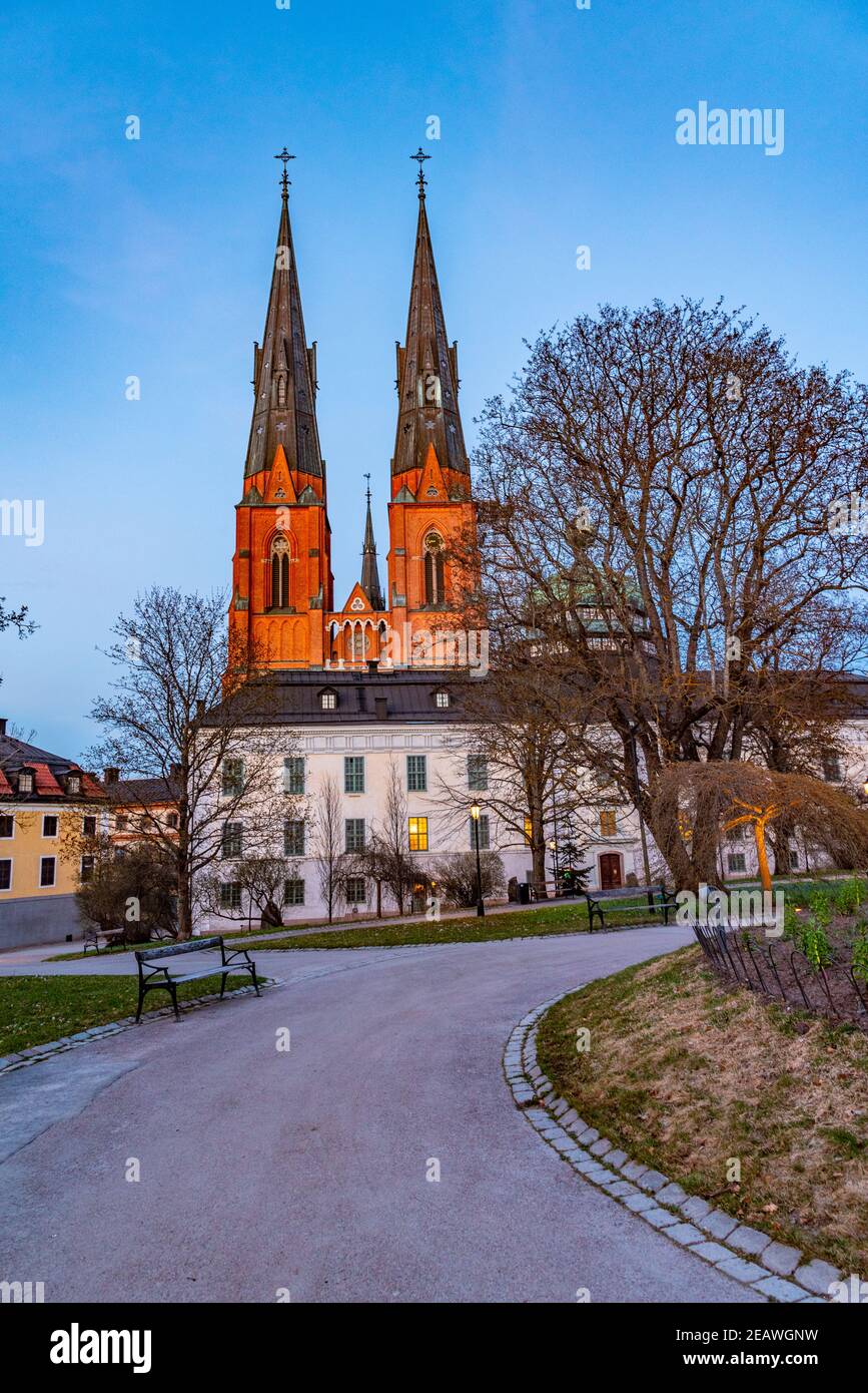 Cathedral by fyris river hi-res stock photography and images - Alamy