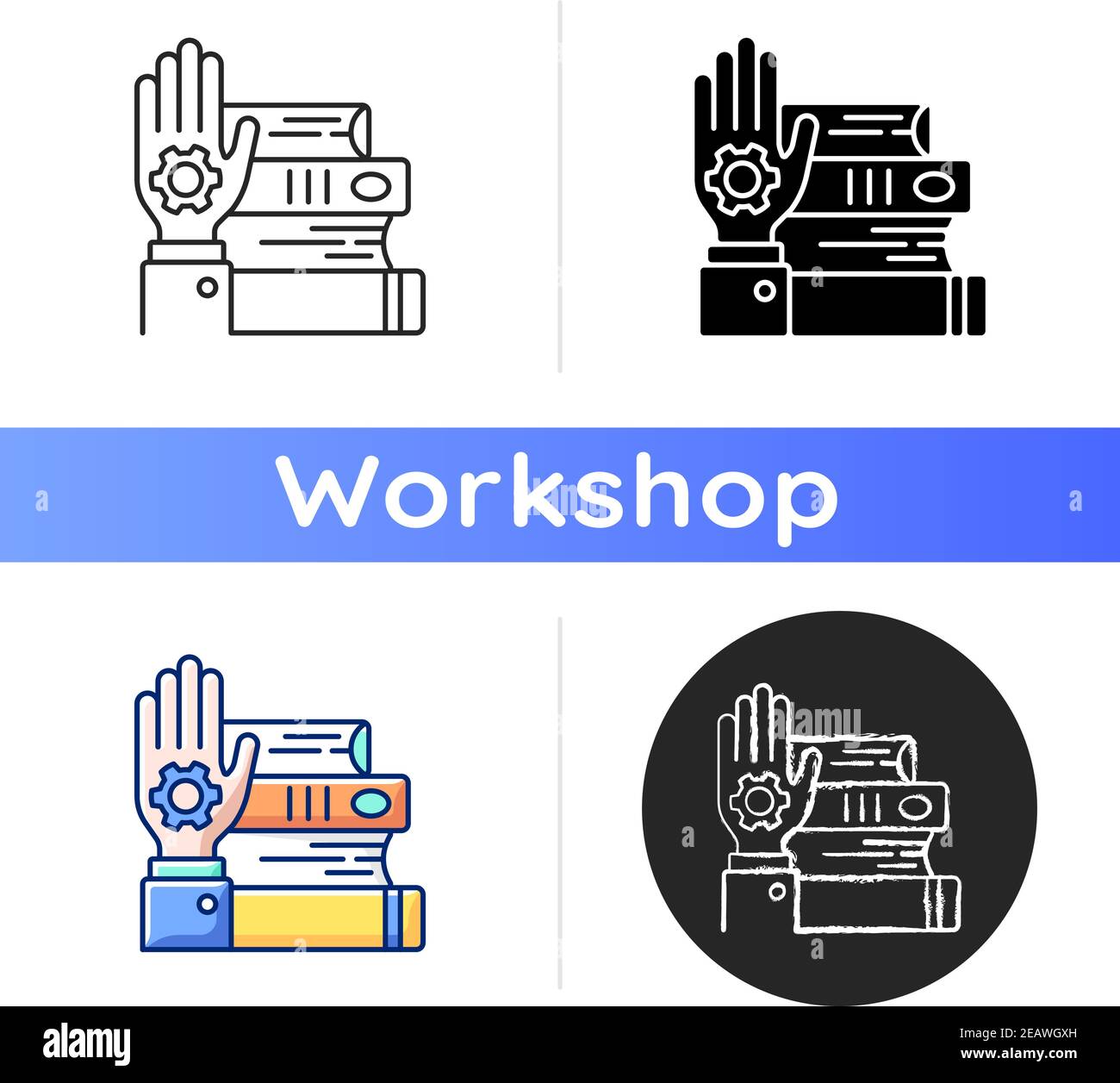 Hands-on learning icon Stock Vector Image & Art - Alamy