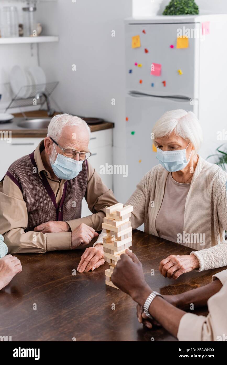 Retired multicultural friends in hi-res stock photography and images ...