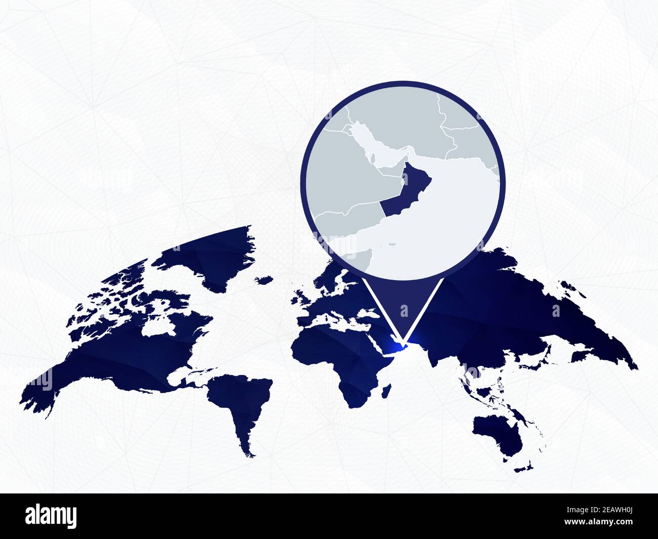 Location oman on world Cut Out Stock Images & Pictures - Alamy