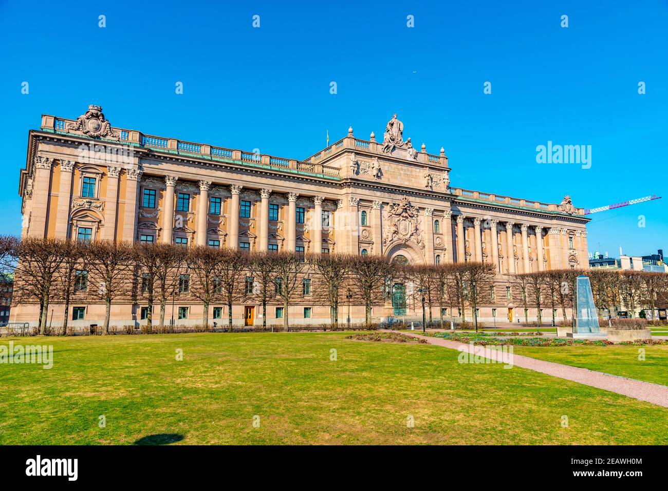 Riksdag - building of the Swedish parliament in Stockholm Stock Photo ...