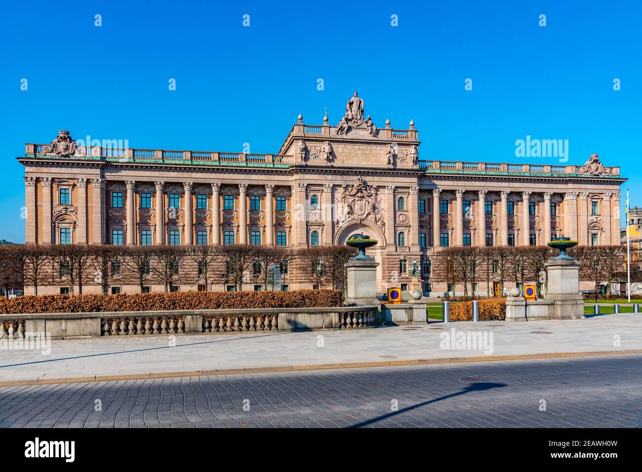 Riksdag - building of the Swedish parliament in Stockholm Stock Photo ...