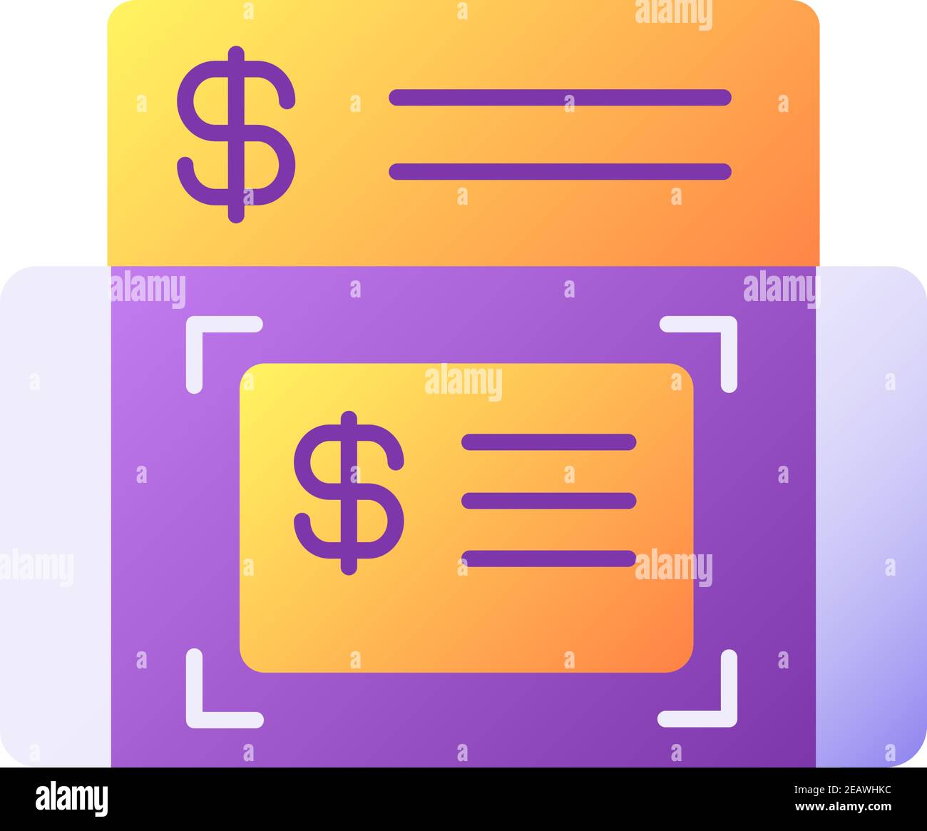 Mobile banking color flat Cut Out Stock Images & Pictures - Alamy