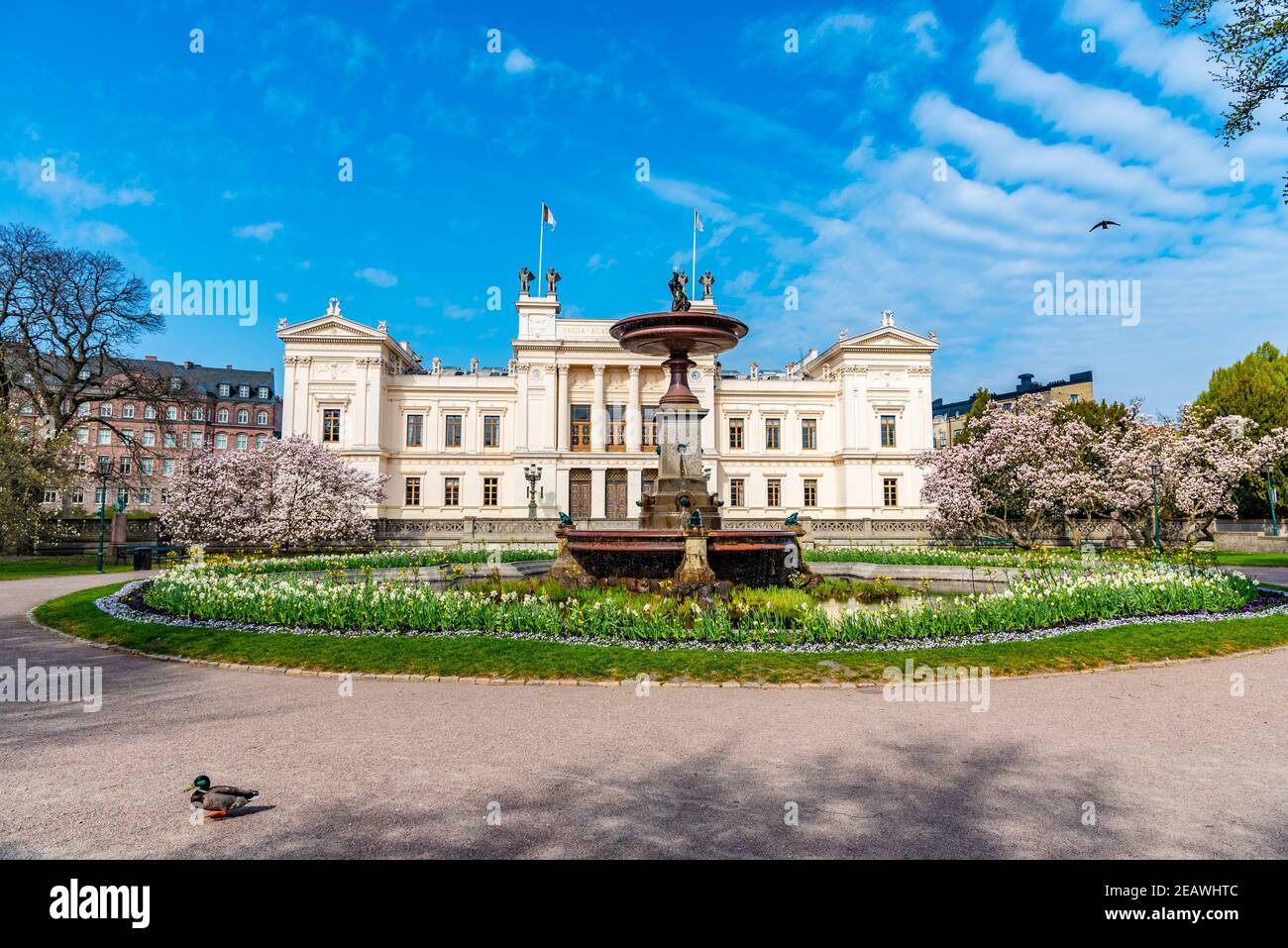 View of the lund university in Sweden Stock Photo - Alamy