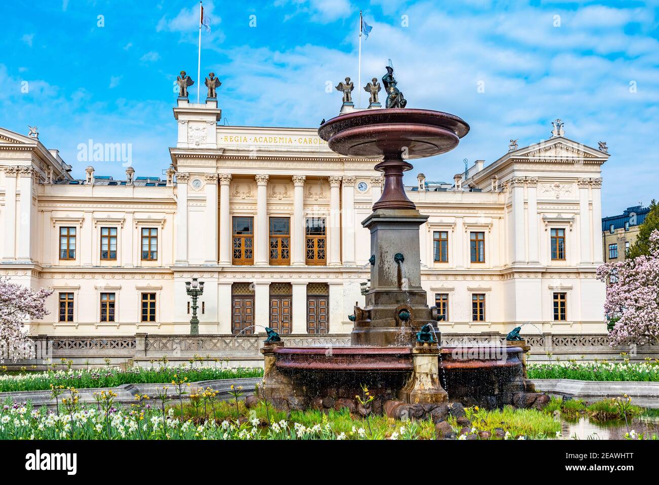 View of the lund university in Sweden Stock Photo - Alamy