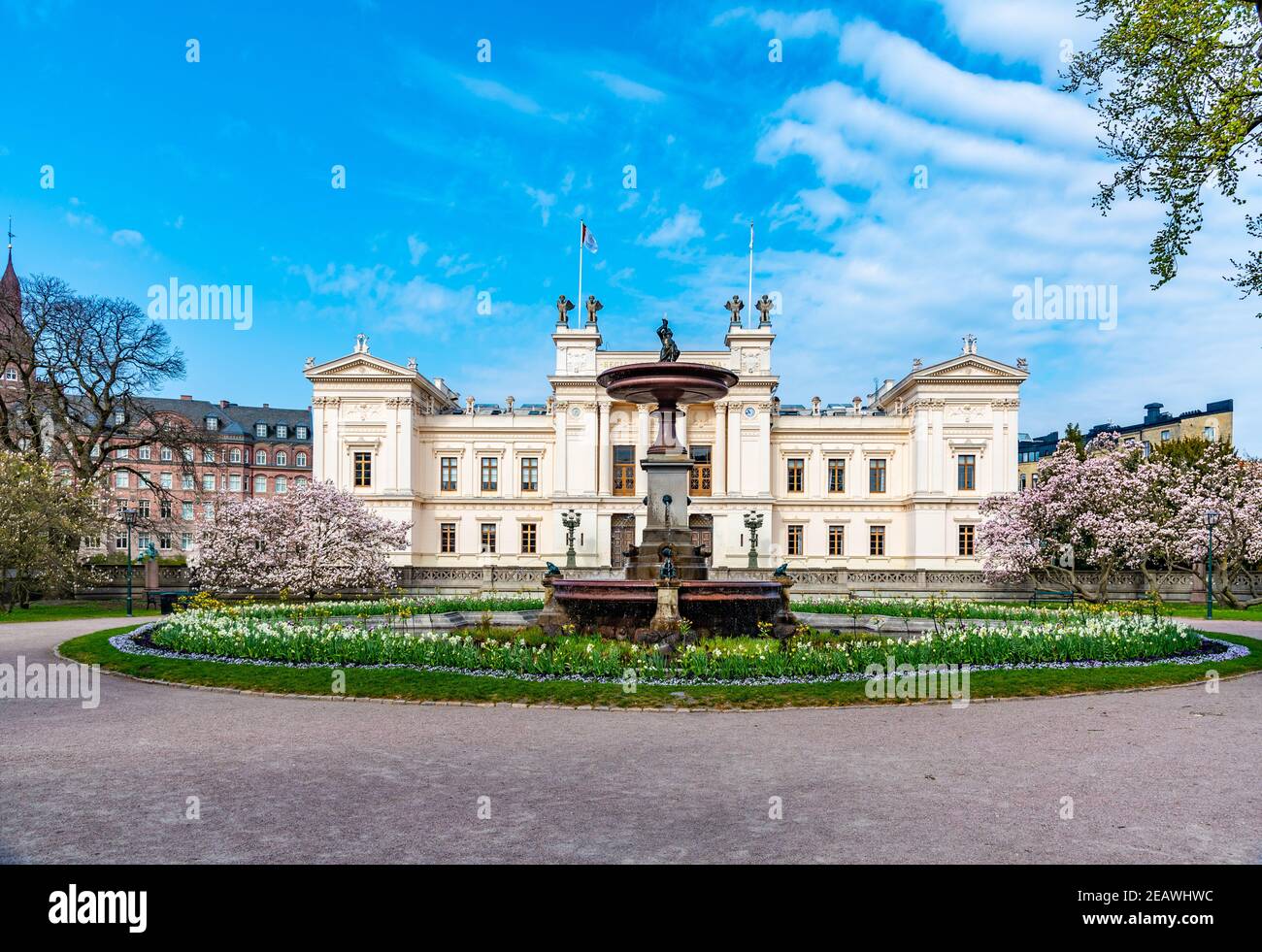 View of the lund university in Sweden Stock Photo - Alamy