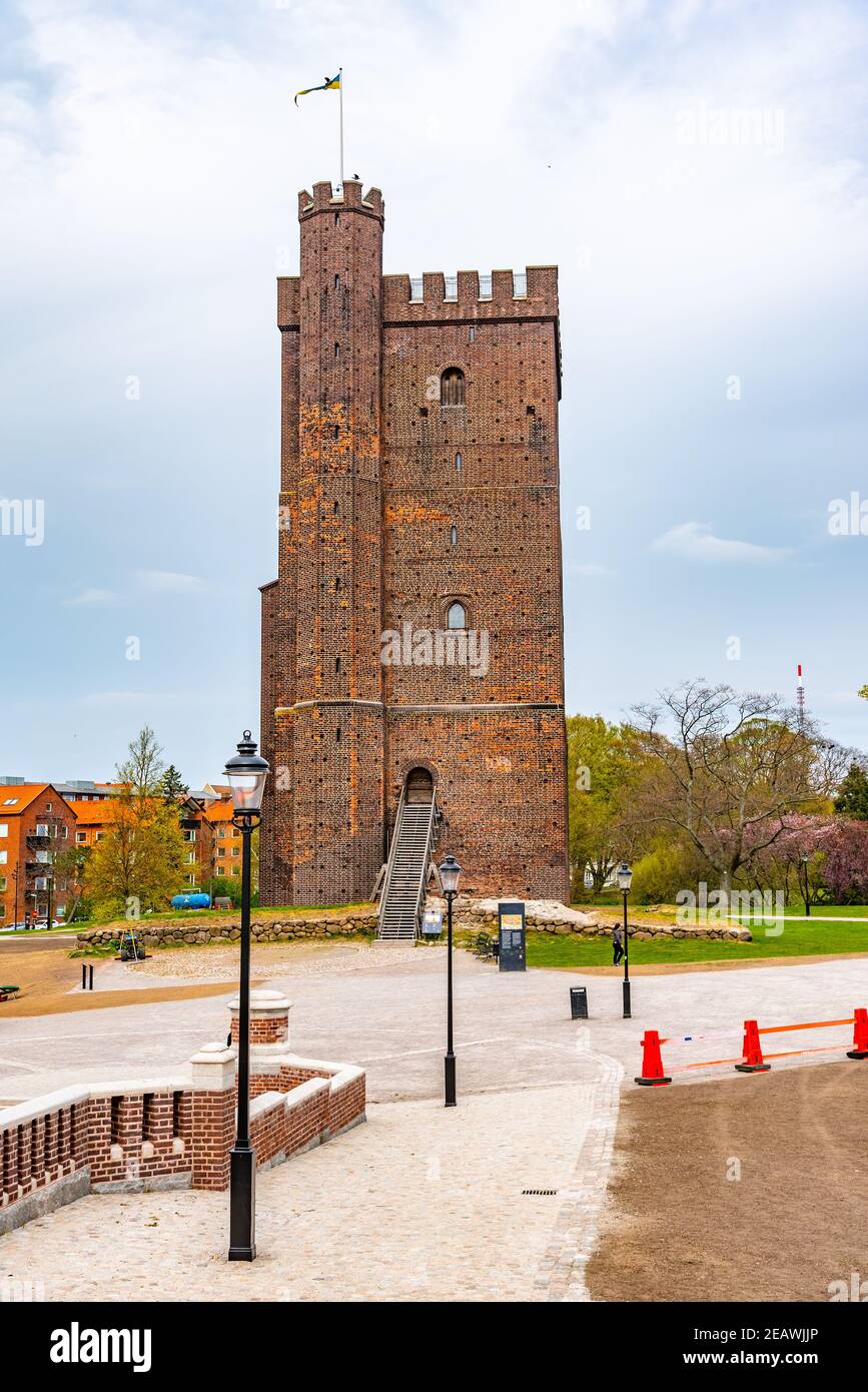 View of Karnan tower in Helsingborg, Sweden Stock Photo - Alamy
