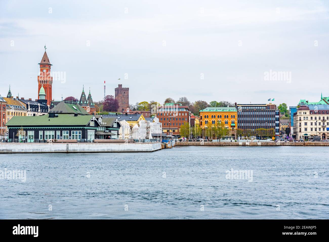 Waterfront of the swedish city Helsingborg Stock Photo - Alamy