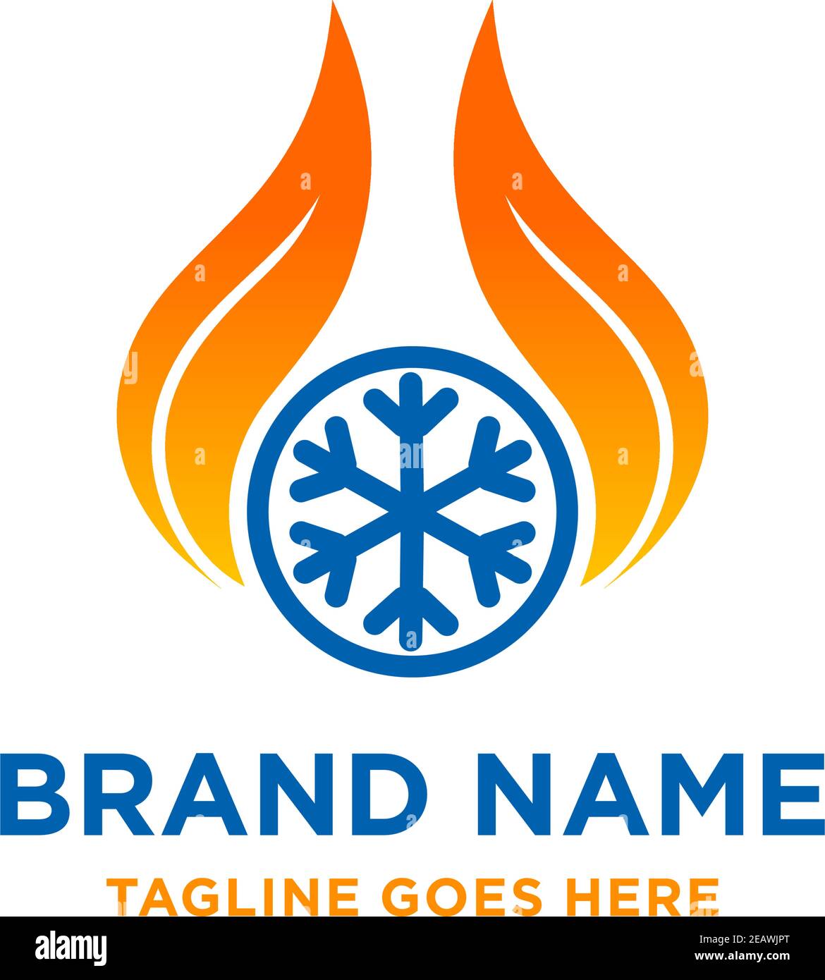 fire cooling logo your company Stock Vector Image & Art - Alamy