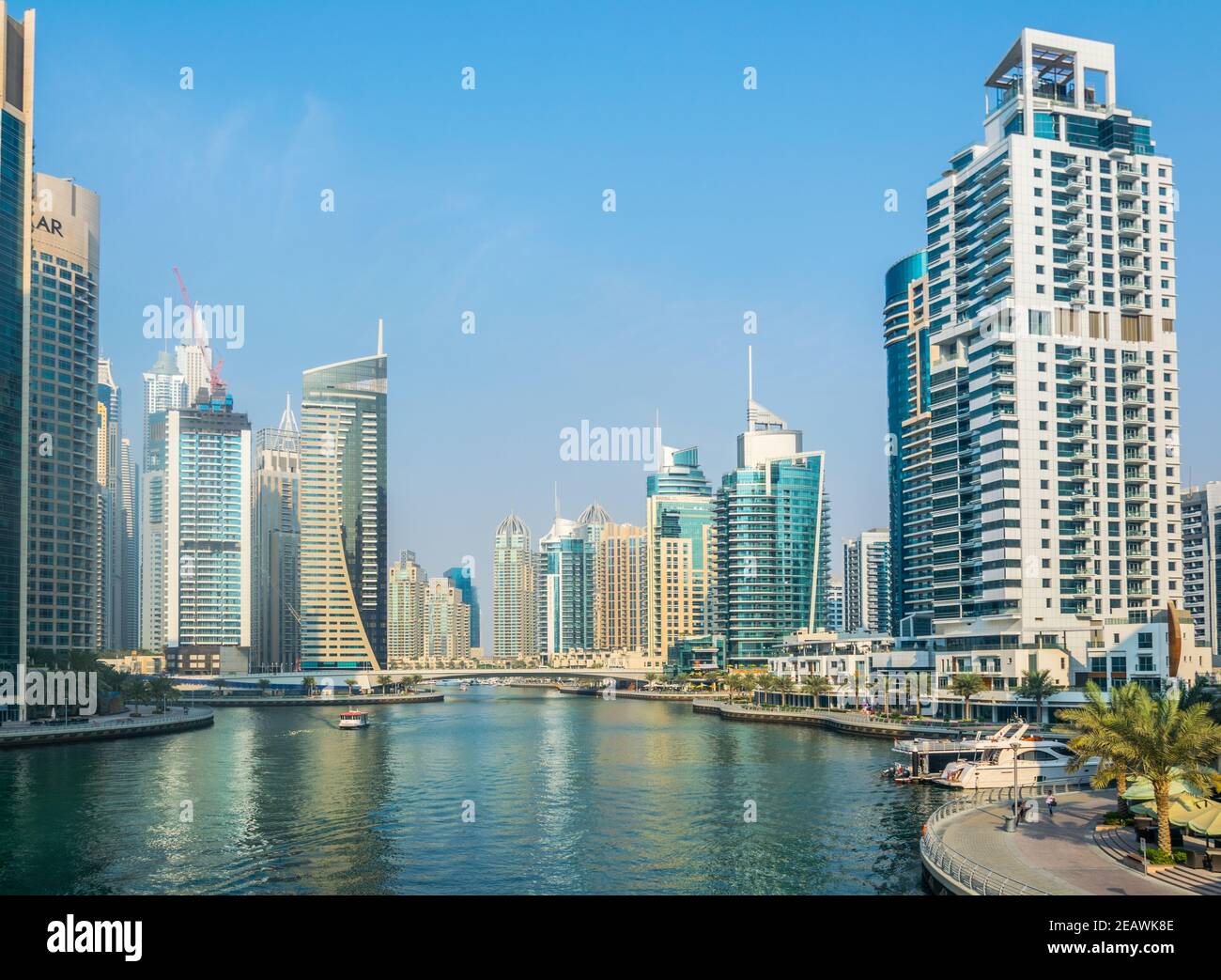 Waterfront of the Dubai marina, UAE Stock Photo - Alamy